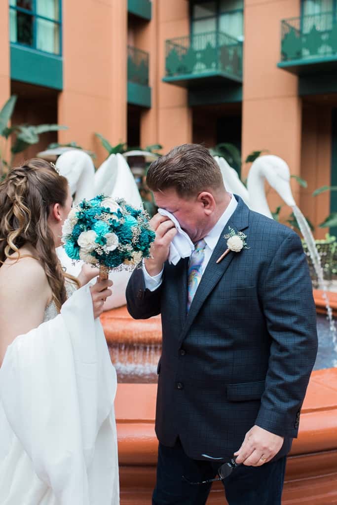 Disney Weddings Florida | Erin and Kameron's Swan Wedding - Just Marry!