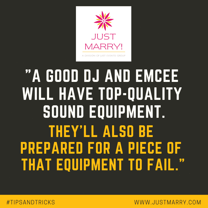 What to Know When You Hire a DJ and Wedding Emcee | Tips & Tricks ...