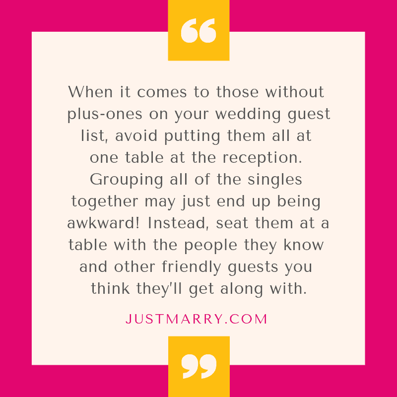 Plus Ones at Weddings: To Invite or Not to Invite? | Analyzing - Just ...