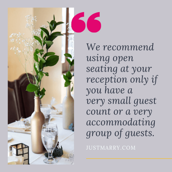 Open Seating vs. Assigned Seating for Your Wedding Reception ...