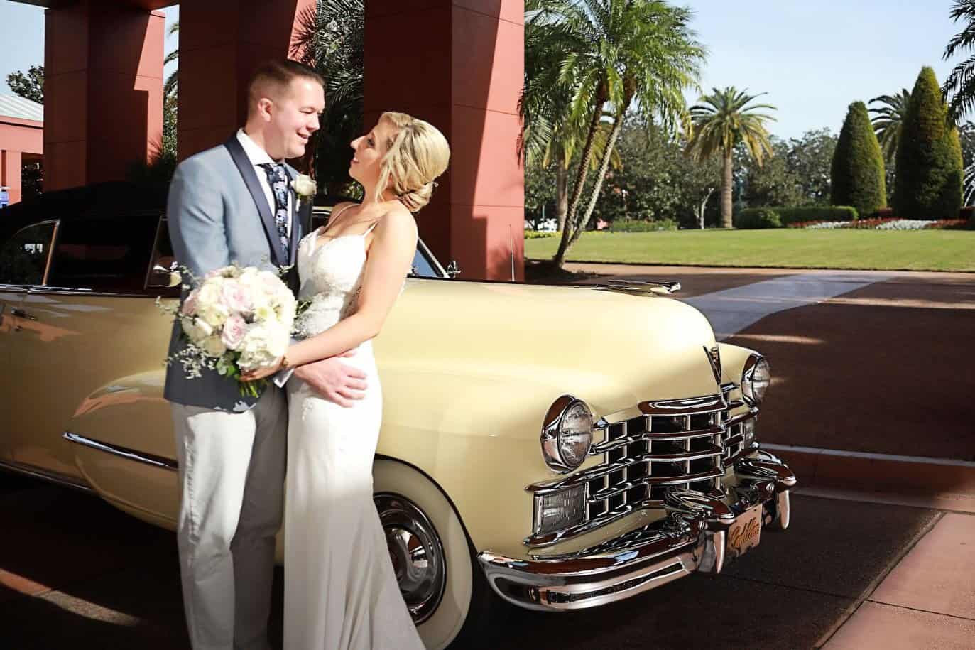 Beach Wedding Ceremony | The WDW Swan Wedding of Rachel and Matt - Just ...
