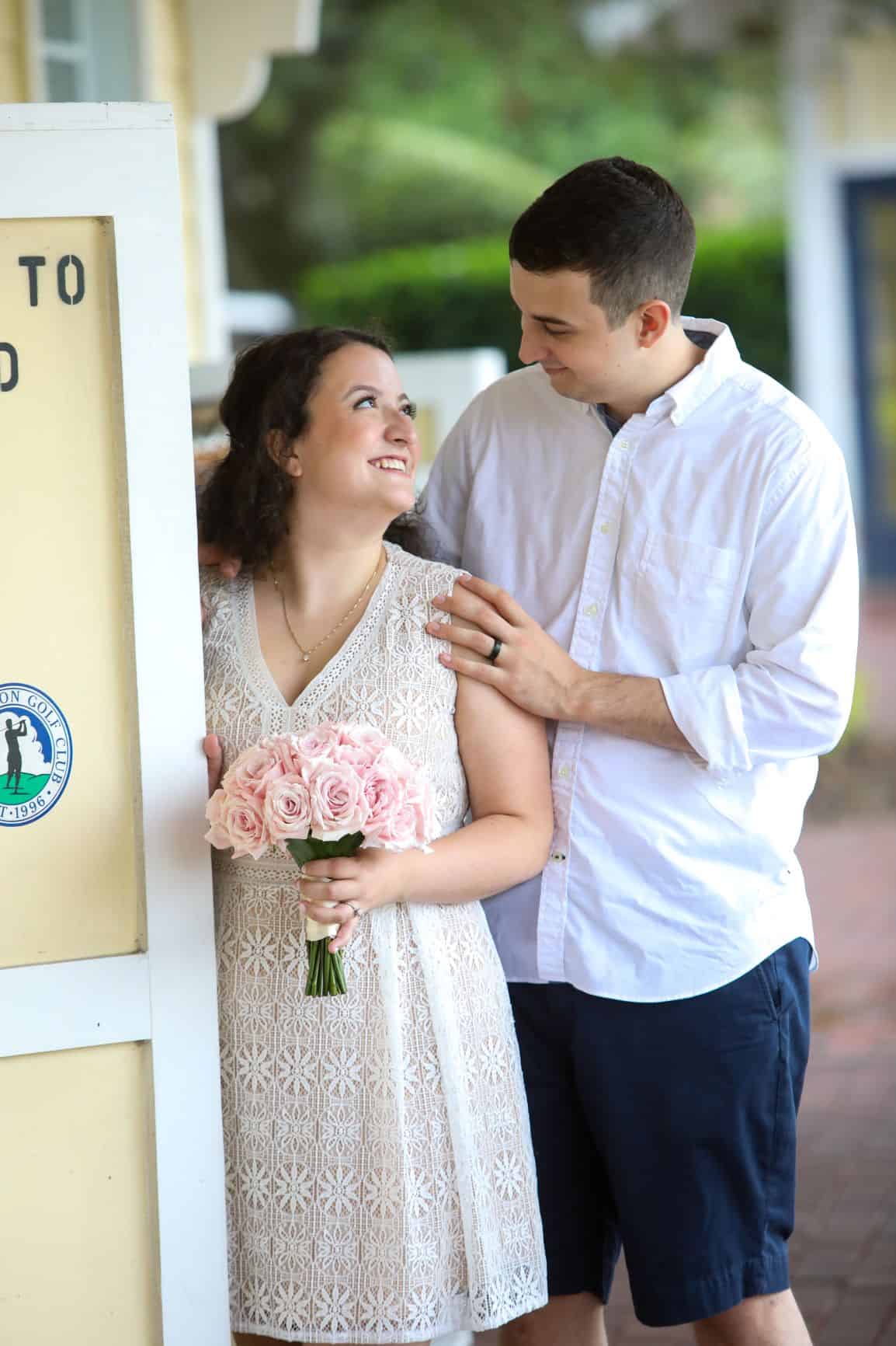 Romantic Disney Elopement | Jamie and Luke at Celebration Golf Club ...