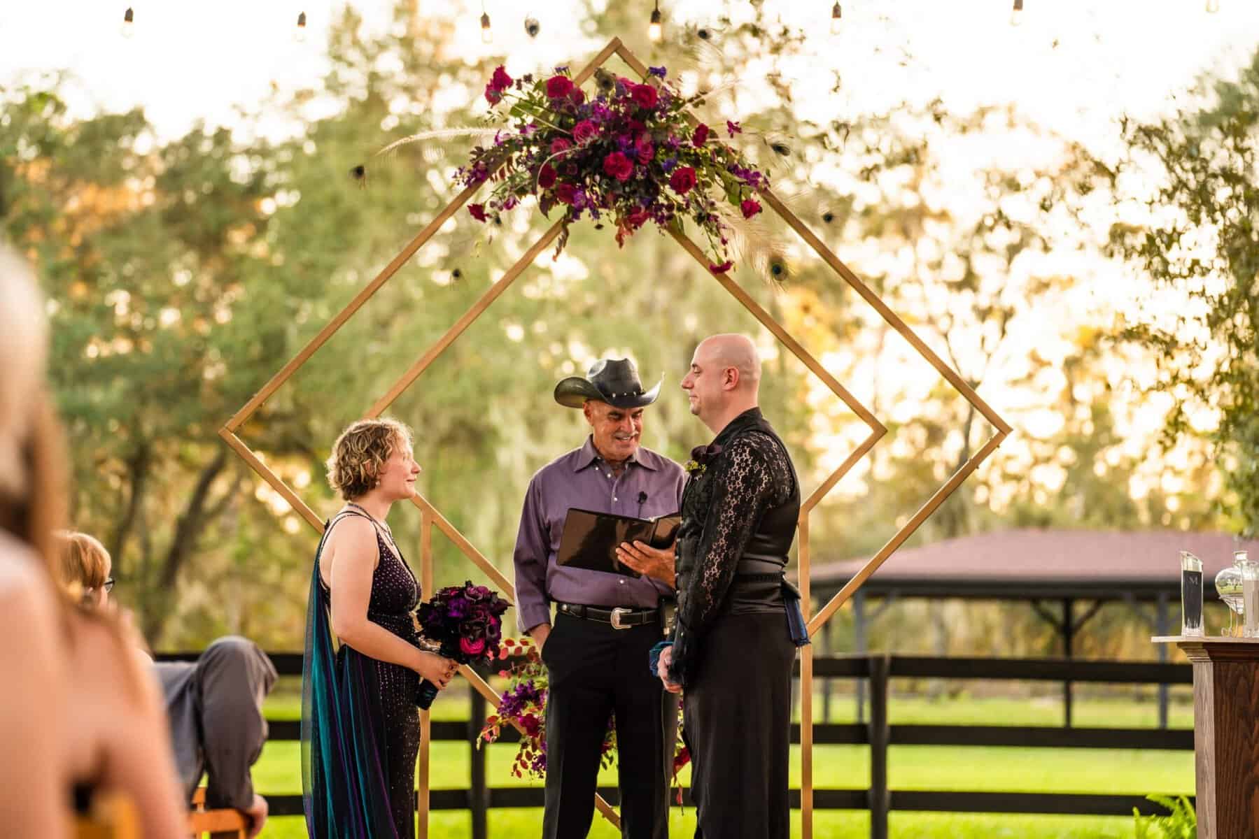 Beautiful Masquerade Wedding | Michelle and Marc at BLB Hacienda - Just ...