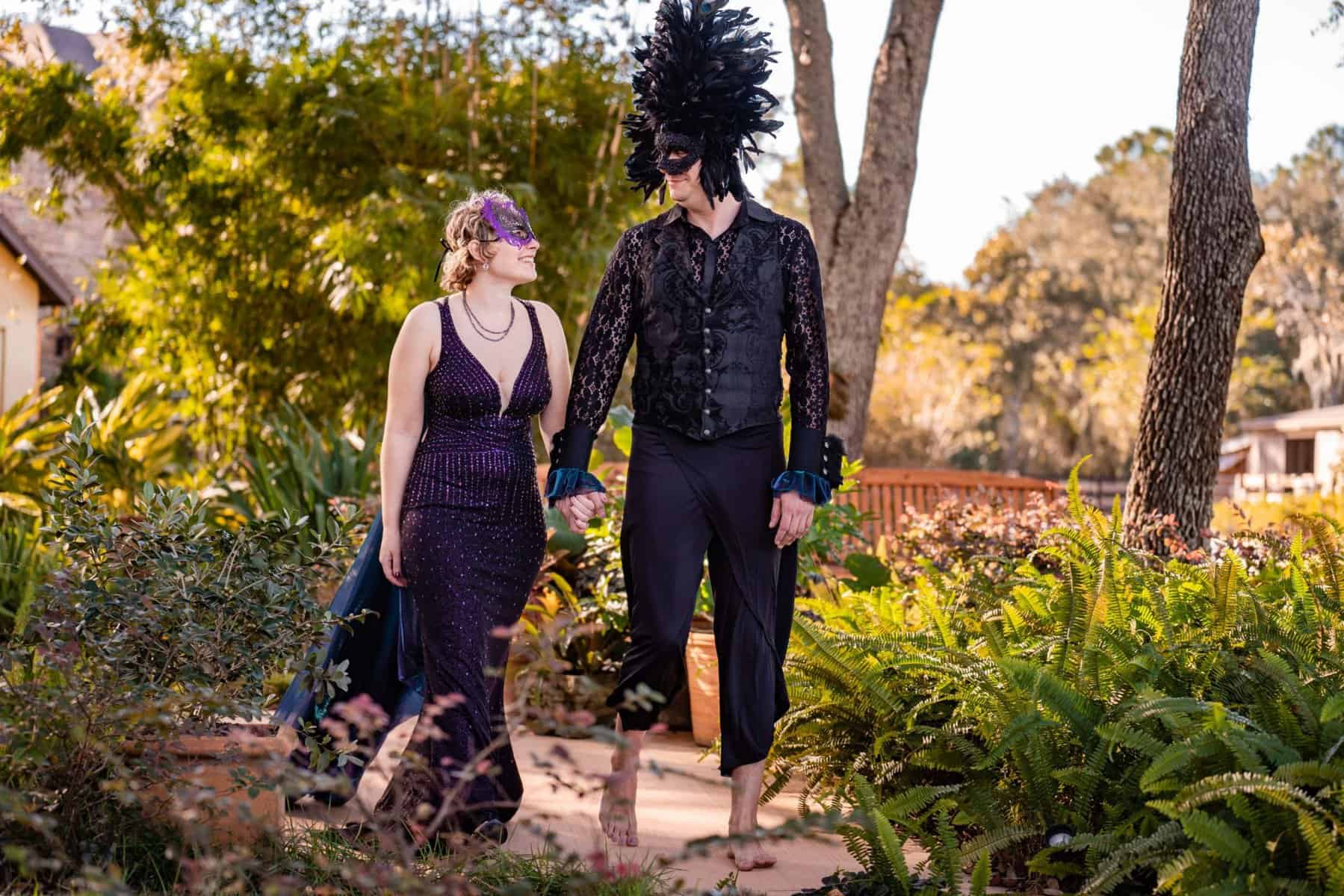 Beautiful Masquerade Wedding | Michelle and Marc at BLB Hacienda - Just ...