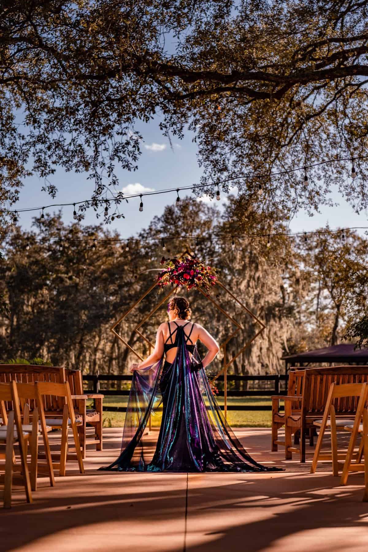 Beautiful Masquerade Wedding | Michelle and Marc at BLB Hacienda - Just ...