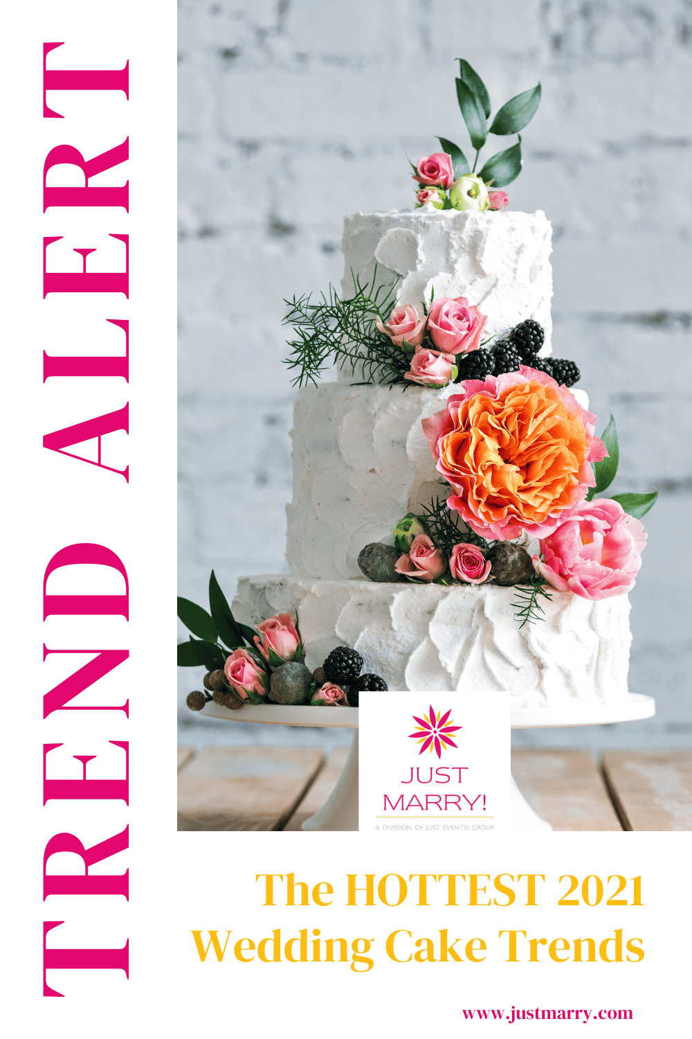 The Hottest 2021 Wedding Cake Trends | Discovering - Just Marry!