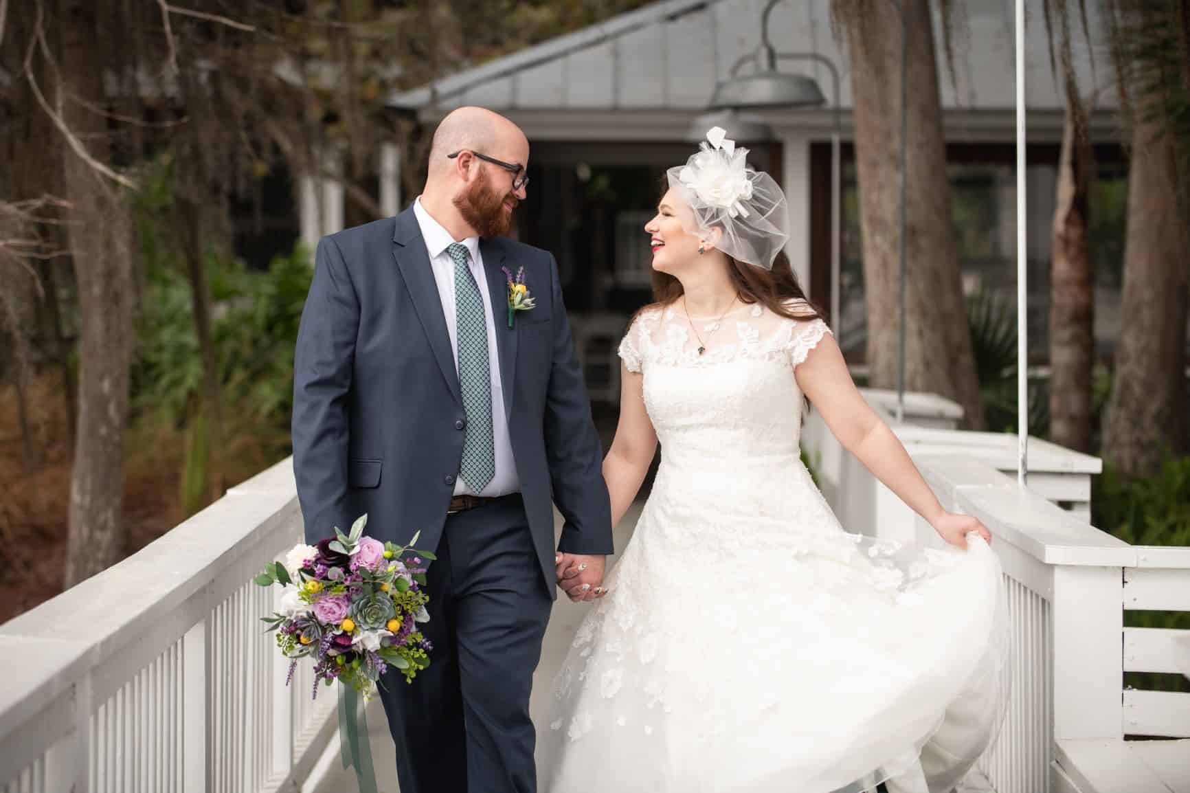 Mardi Gras Wedding | Joy and Joshua at Paradise Cove - Just Marry!