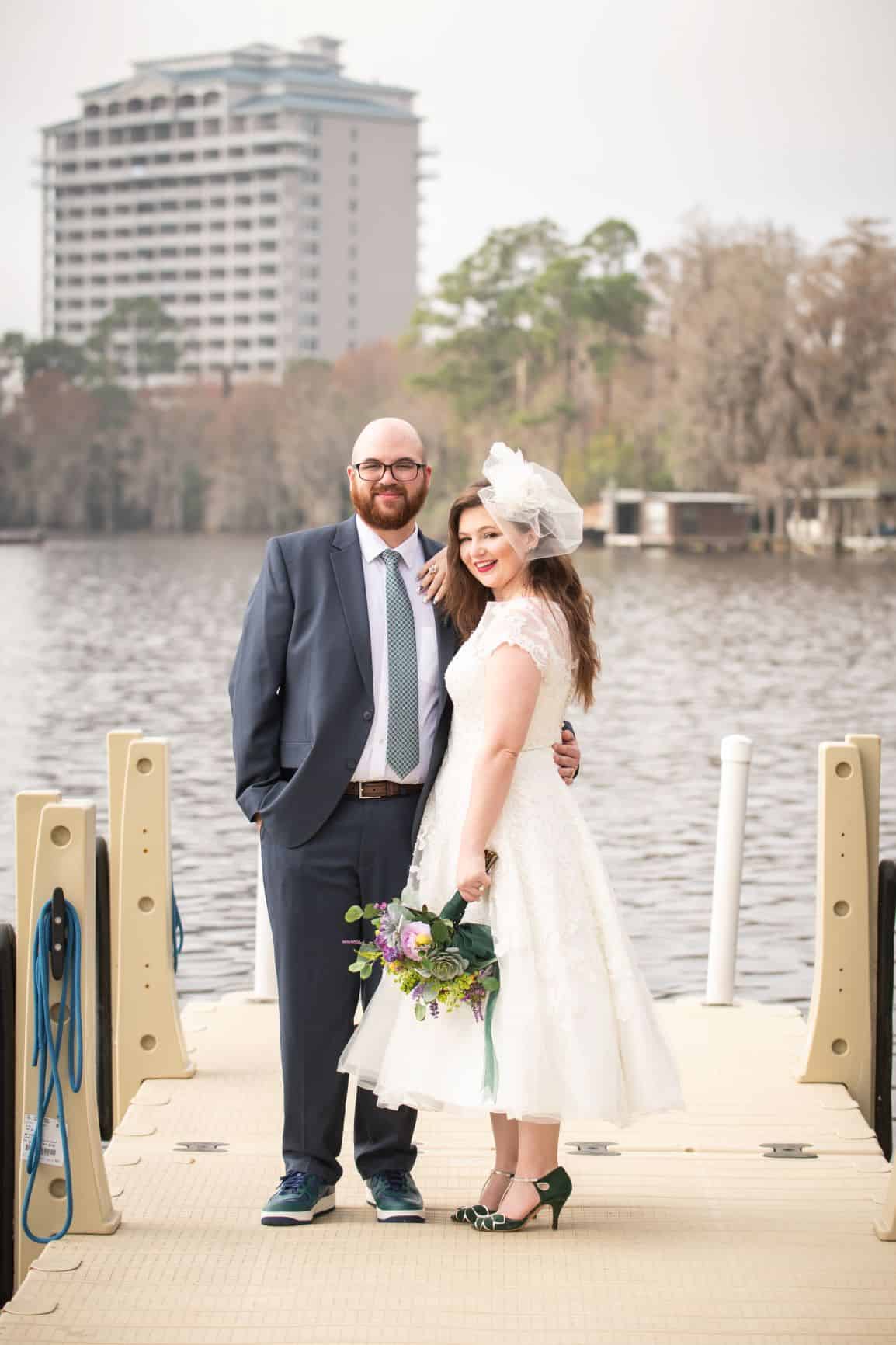 Mardi Gras Wedding | Joy and Joshua at Paradise Cove - Just Marry!