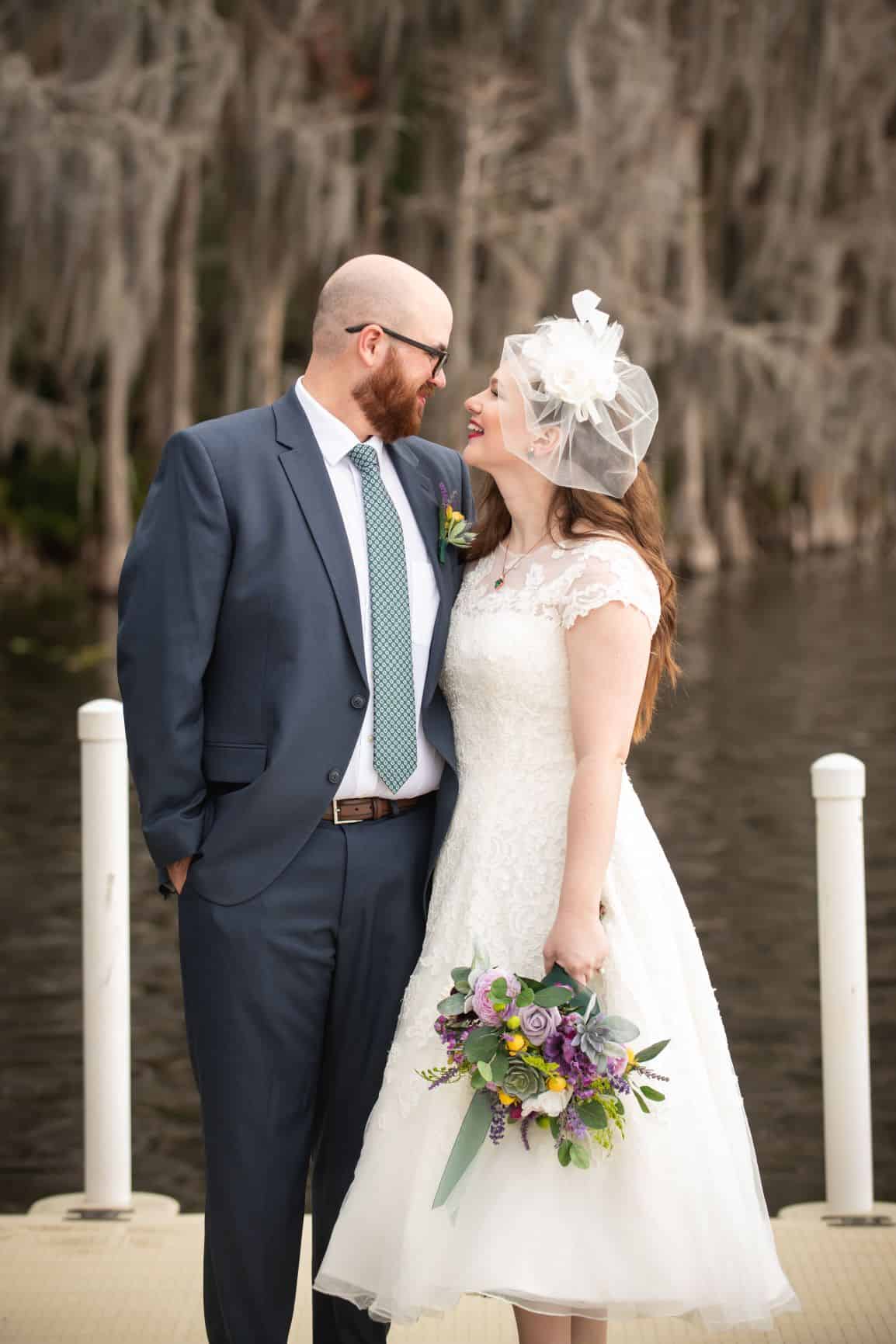 Mardi Gras Wedding | Joy and Joshua at Paradise Cove - Just Marry!