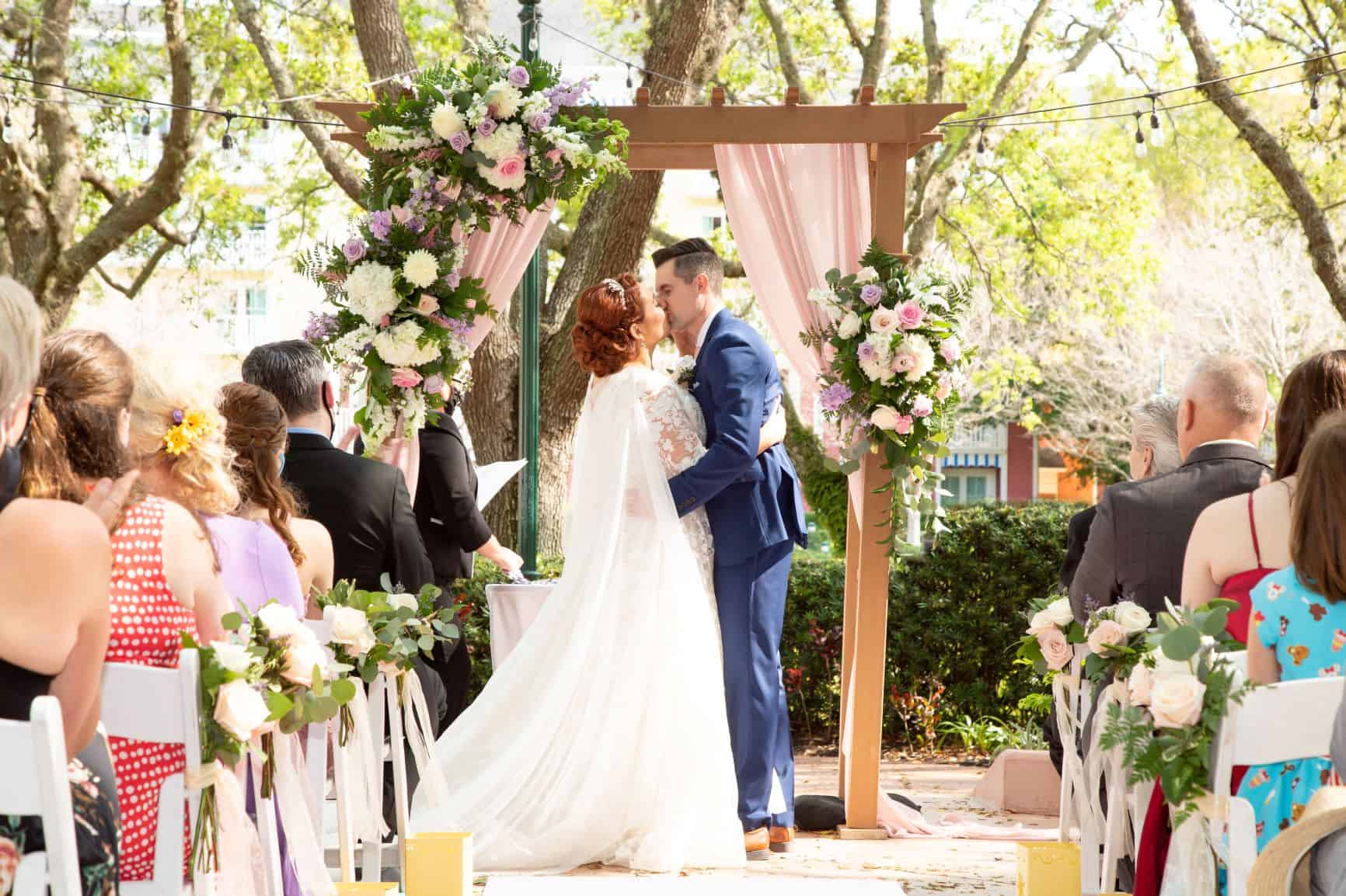 Tangled Wedding | Christy and Michael at the WDW Swan and Dolphin ...