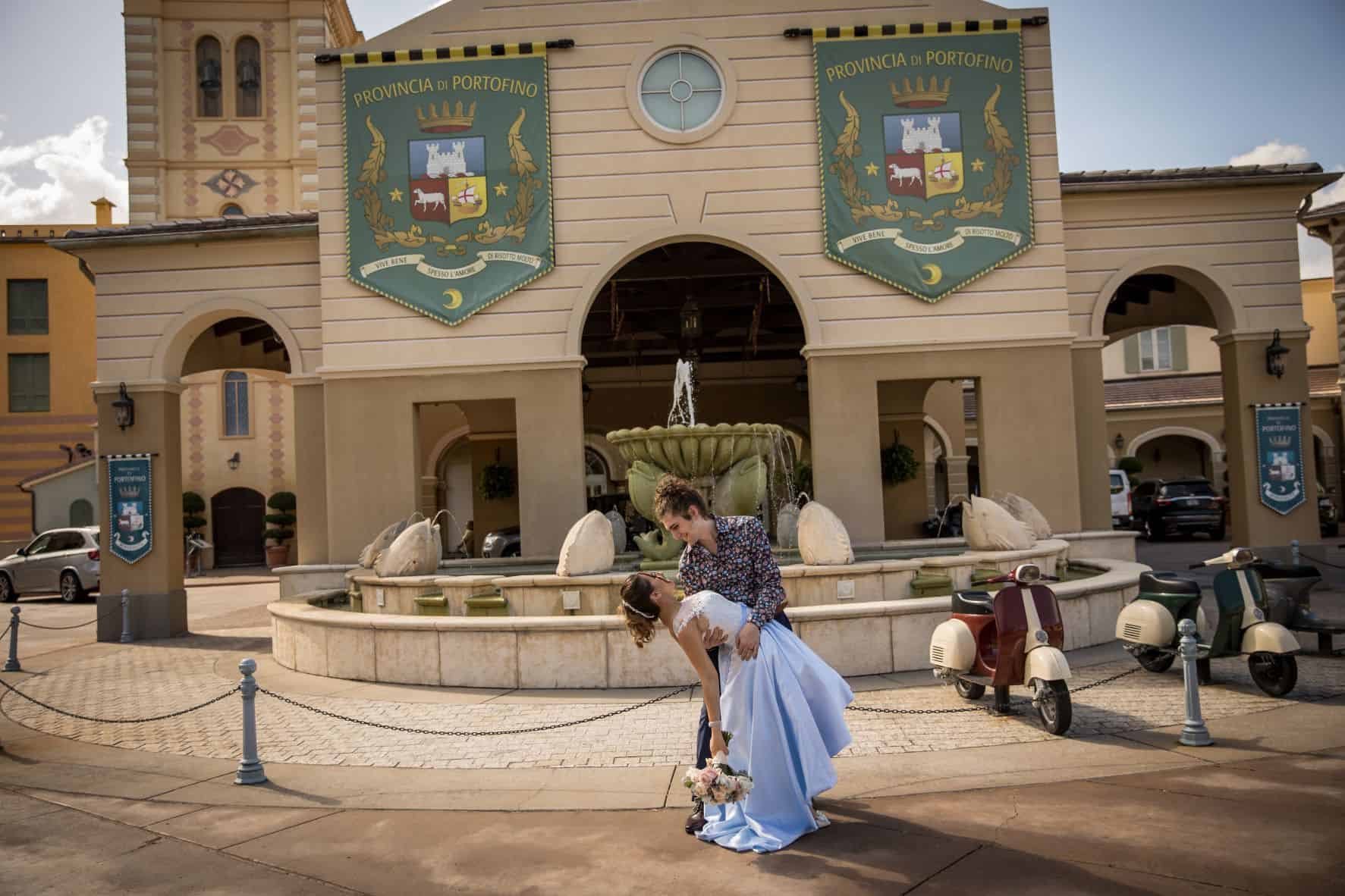 Universal Studios Micro Wedding | Victoria and Michael at BiCE ...