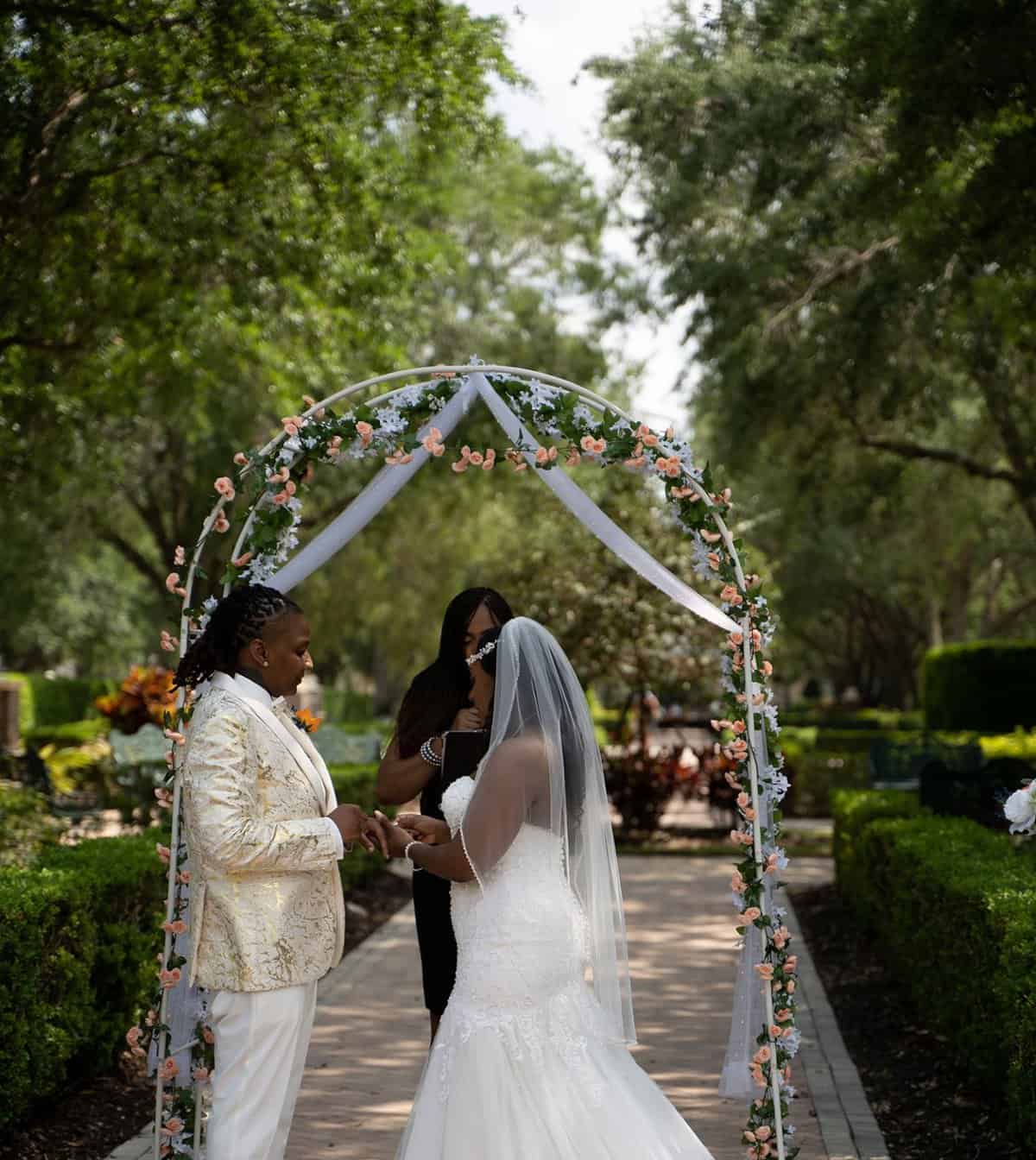 Beautiful April Wedding | Alethea and Lisa at Reunion Resort - Just Marry!