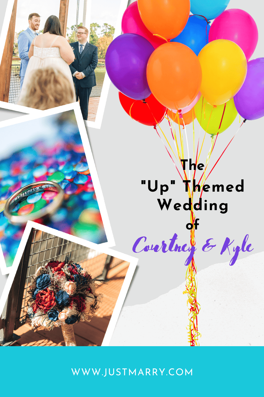 Up Themed Wedding | Courtney and Kyle at Paddlefish Disney Springs ...