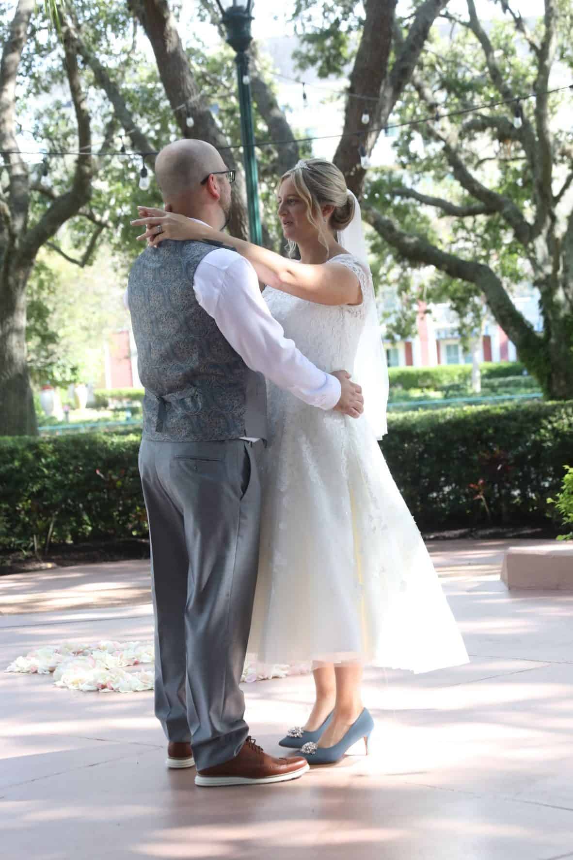 Disney Micro Wedding | Sarah and Austin at the WDW Swan Resort - Just ...