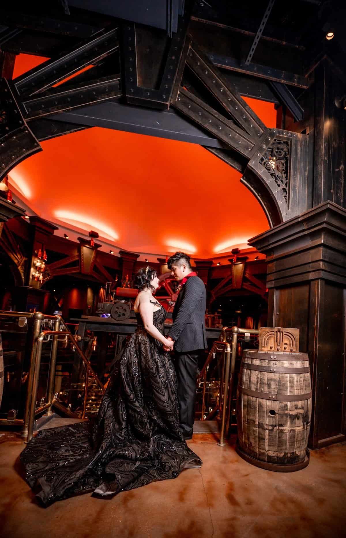 Nontraditional Wedding | Jessica and Dan at The Edison in Disney ...
