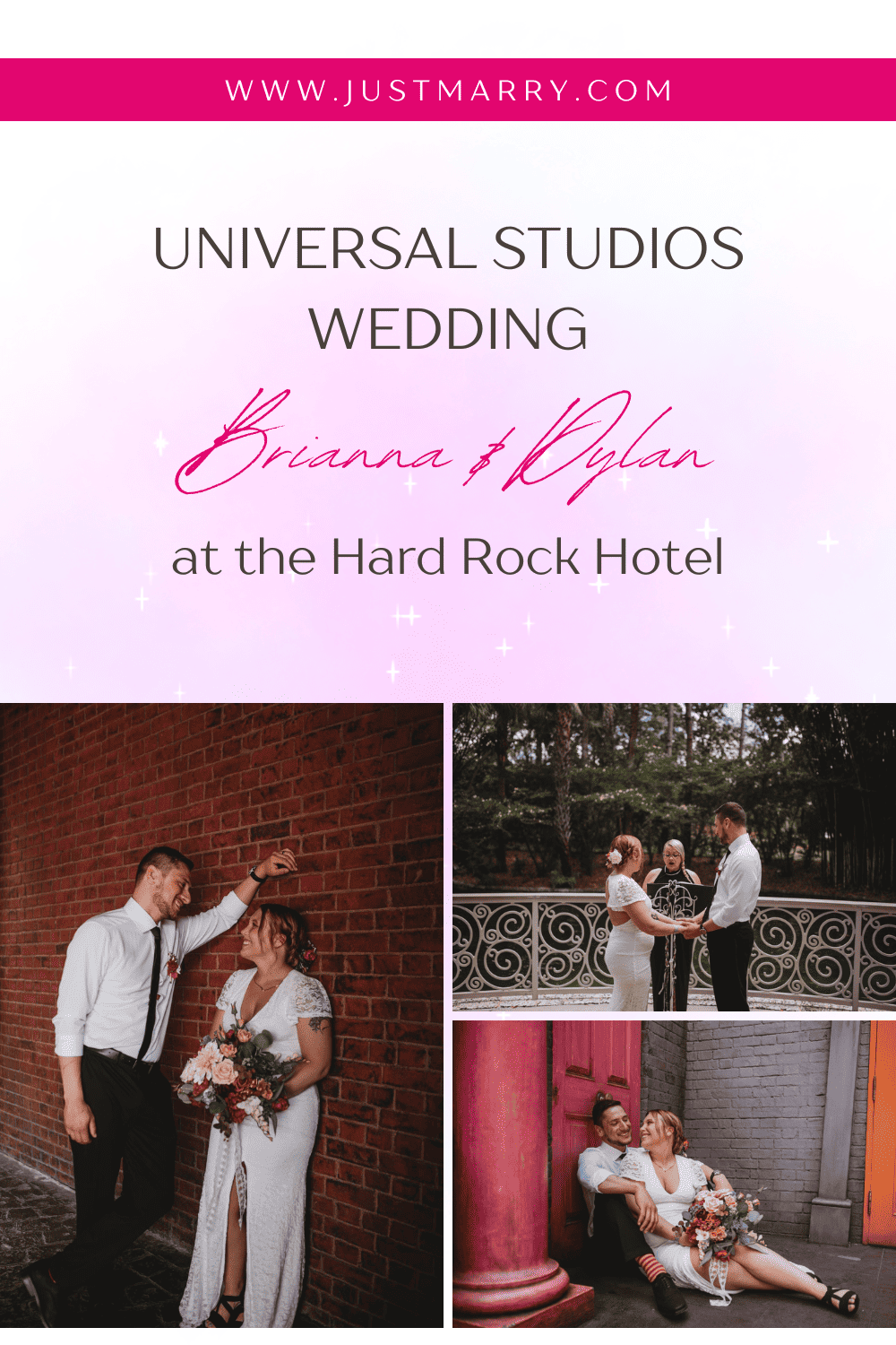 Universal Studios Wedding | Brianna and Dylan at the Hard Rock Hotel ...
