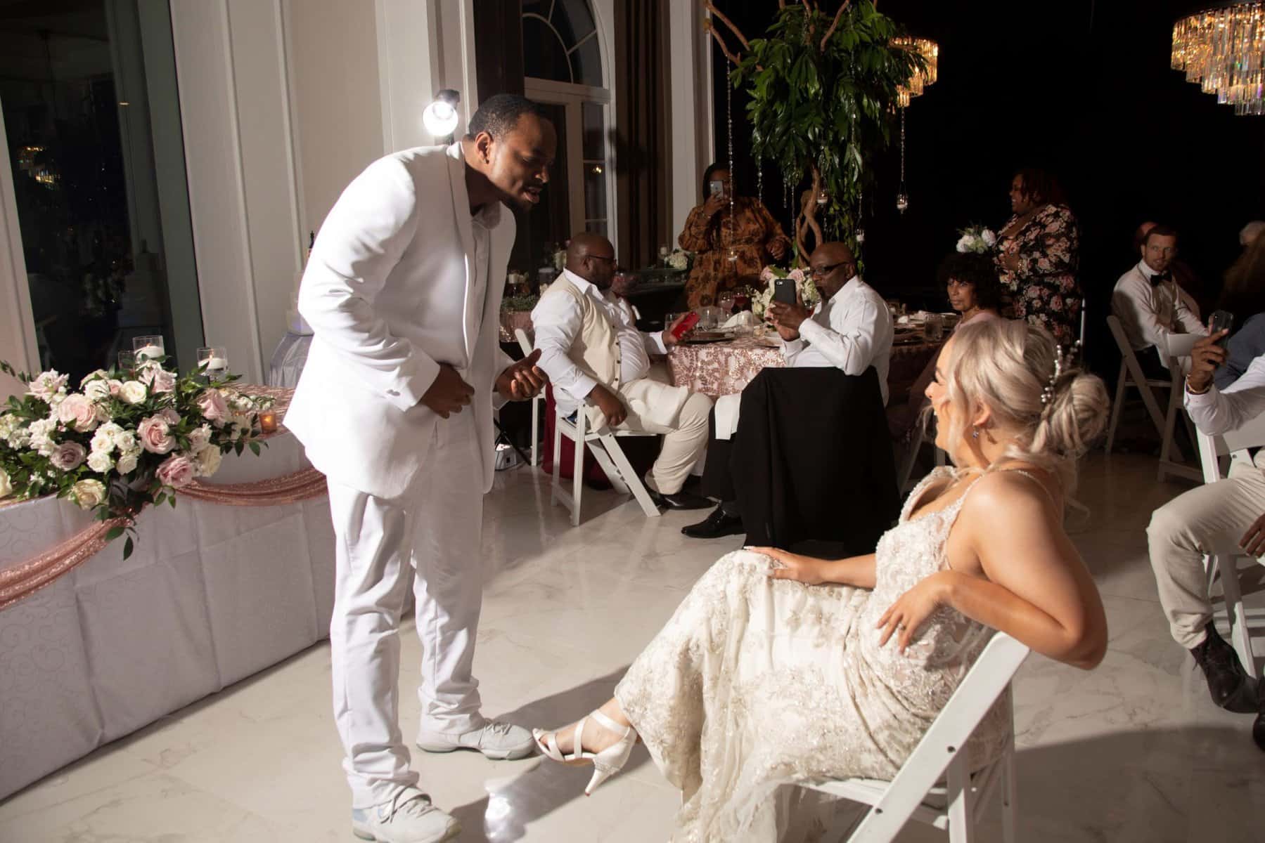 Romantic Poolside Wedding | Missy and Damon at Reunion Mansions - Just ...