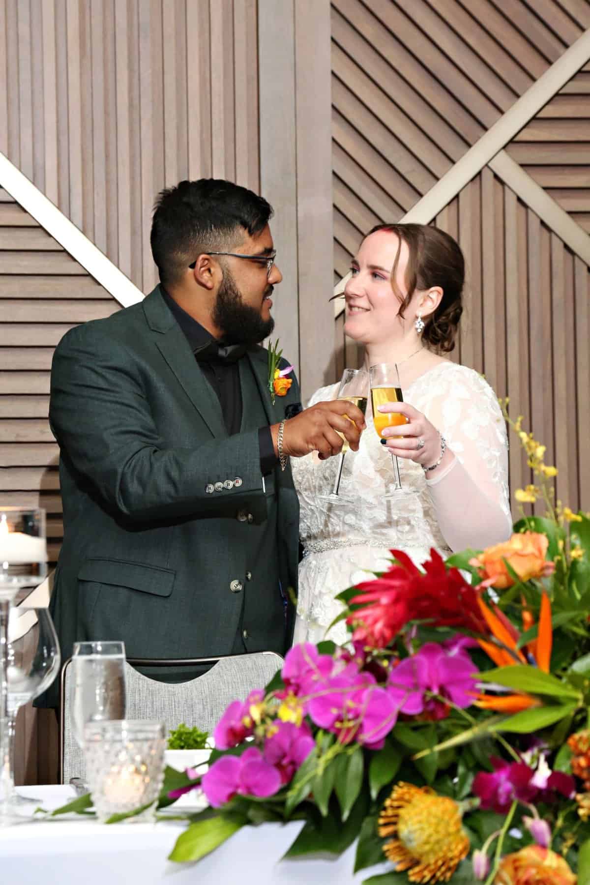 Multicultural Wedding | Amanda and Rajkumar at the WDW Swan Resort ...