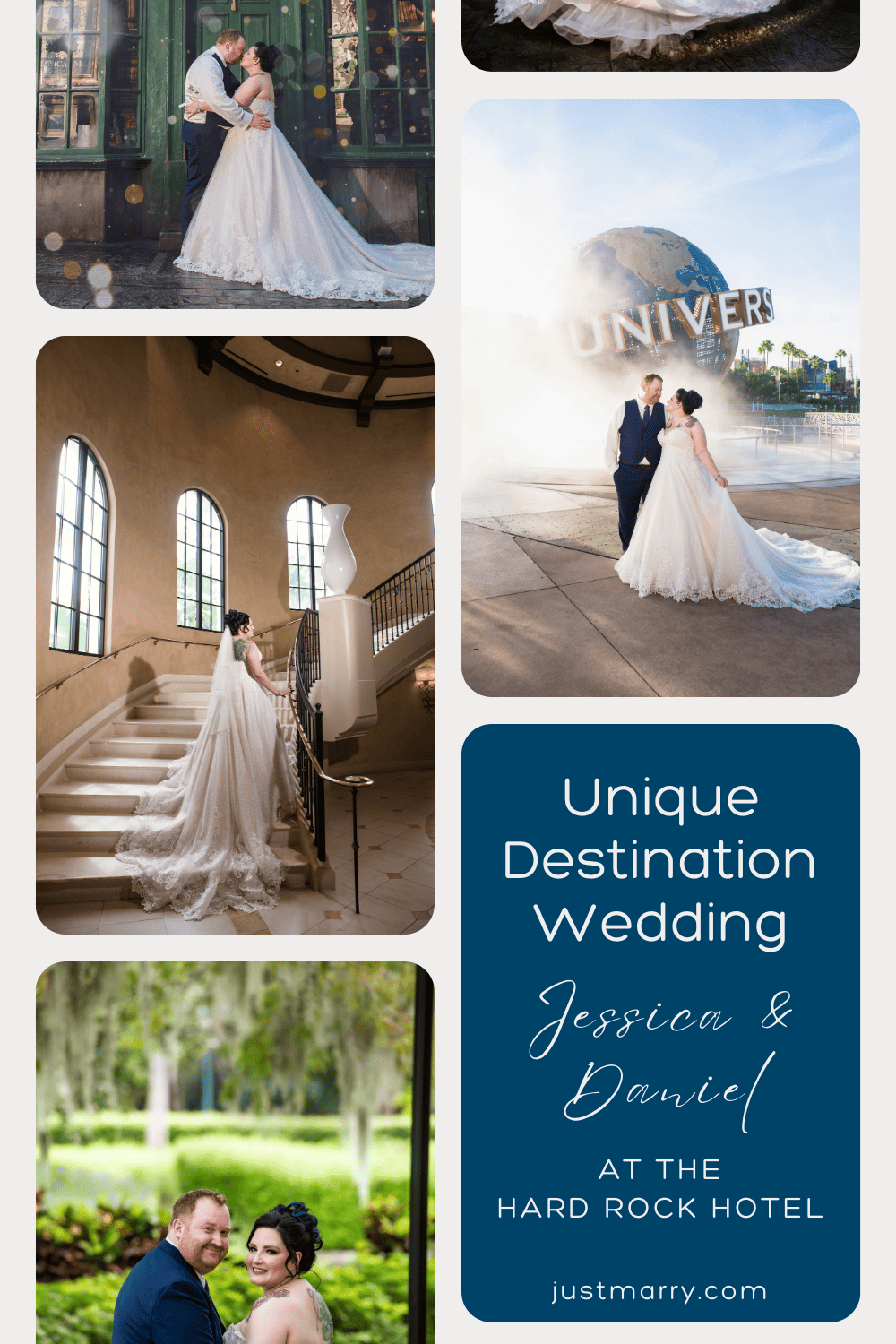 Unique Destination Wedding | Jessica and Daniel at the Hard Rock Hotel ...