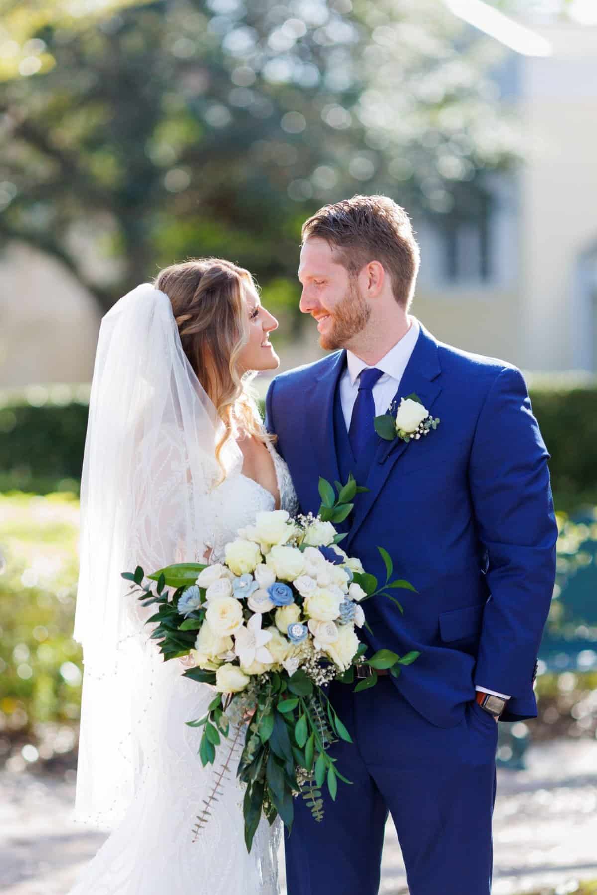 Blue and White Wedding | Stephanie and Matthew at Reunion Resort - Just ...