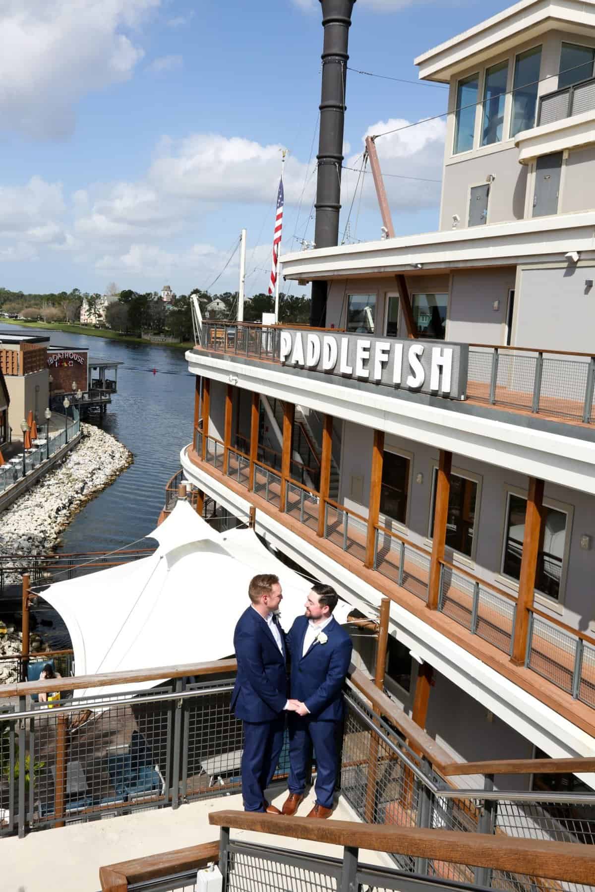 Disney Destination Wedding | Dylan and Andrew at Paddlefish Disney ...