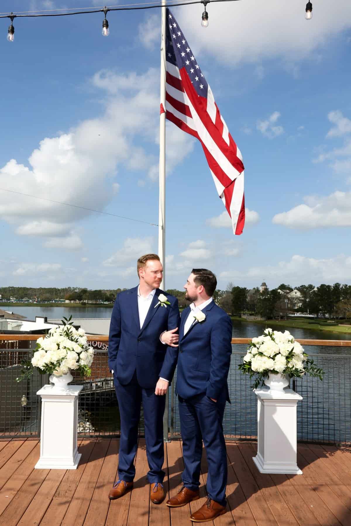 Disney Destination Wedding | Dylan and Andrew at Paddlefish Disney ...