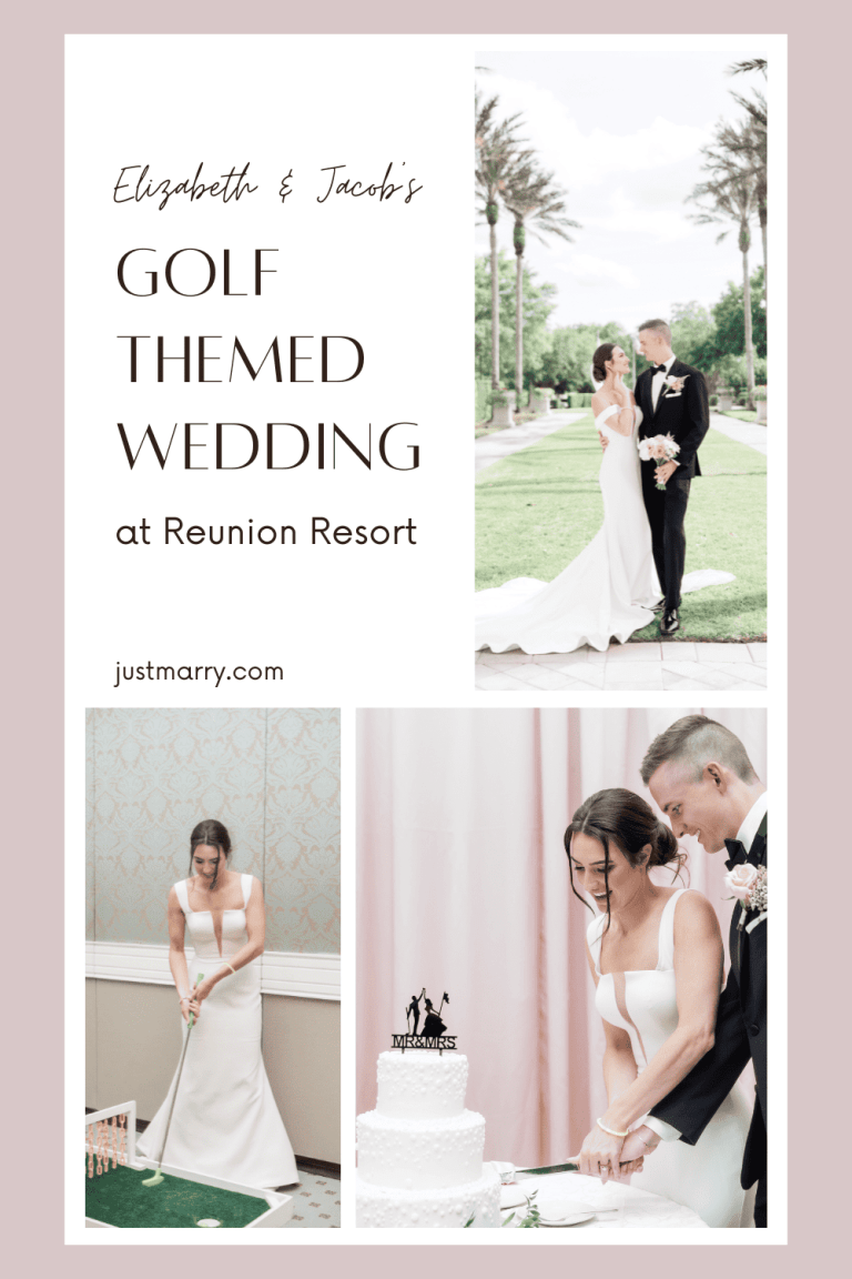 Golf Themed Wedding | Elizabeth and Jacob at Reunion Resort - Just Marry!