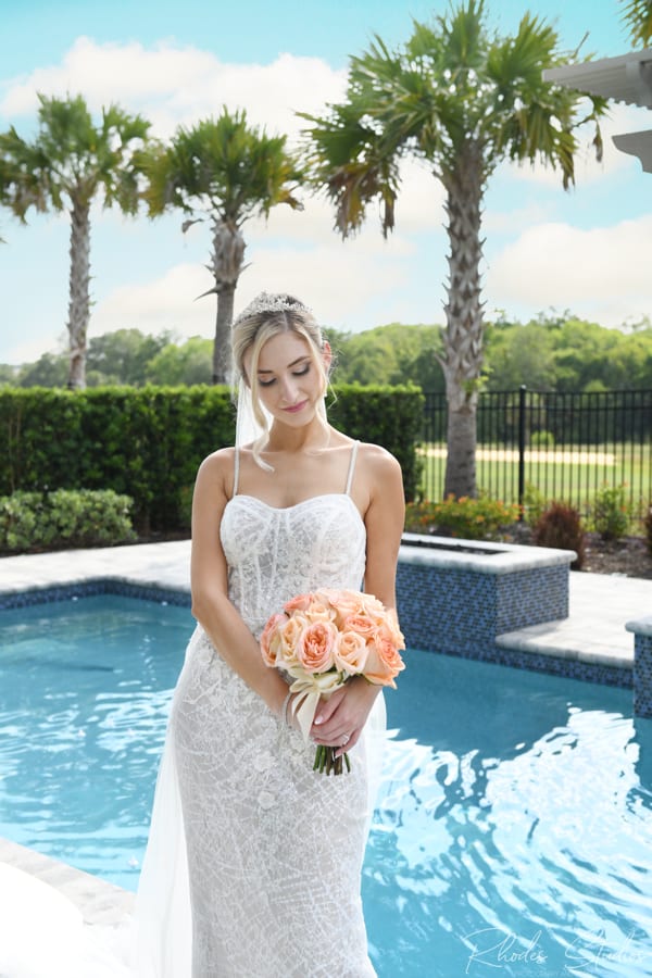 Pool Wedding Venue | Taylor and Aaron at Rentyl Resorts - Just Marry!