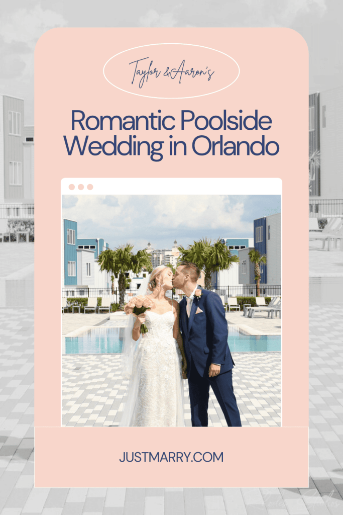 Pool Wedding Venue | Taylor and Aaron at Rentyl Resorts - Just Marry!