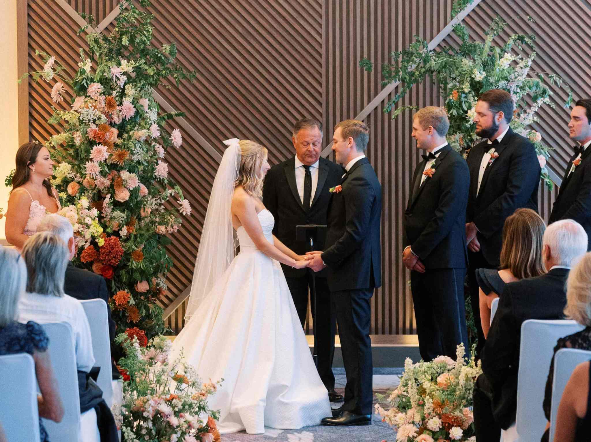 Trendy Wedding | Morgan and Allen at the WDW Swan Reserve - Just Marry!