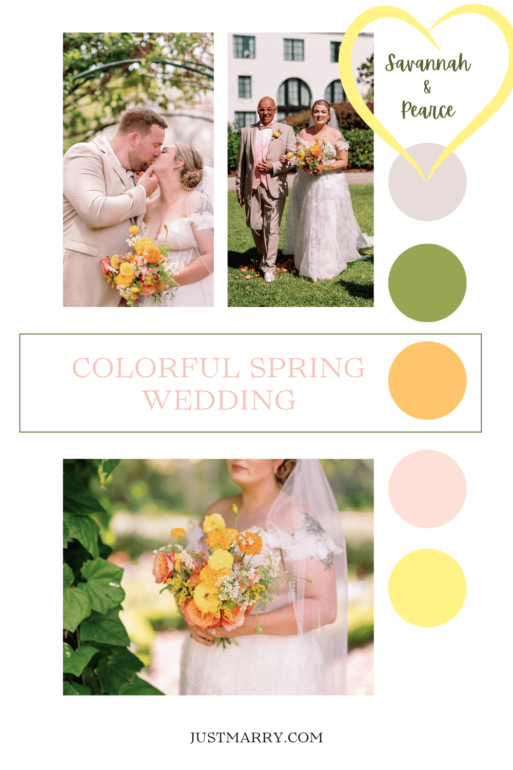 Savannah and Pearce’s Colorful Spring Wedding at the Hard Rock Hotel ...