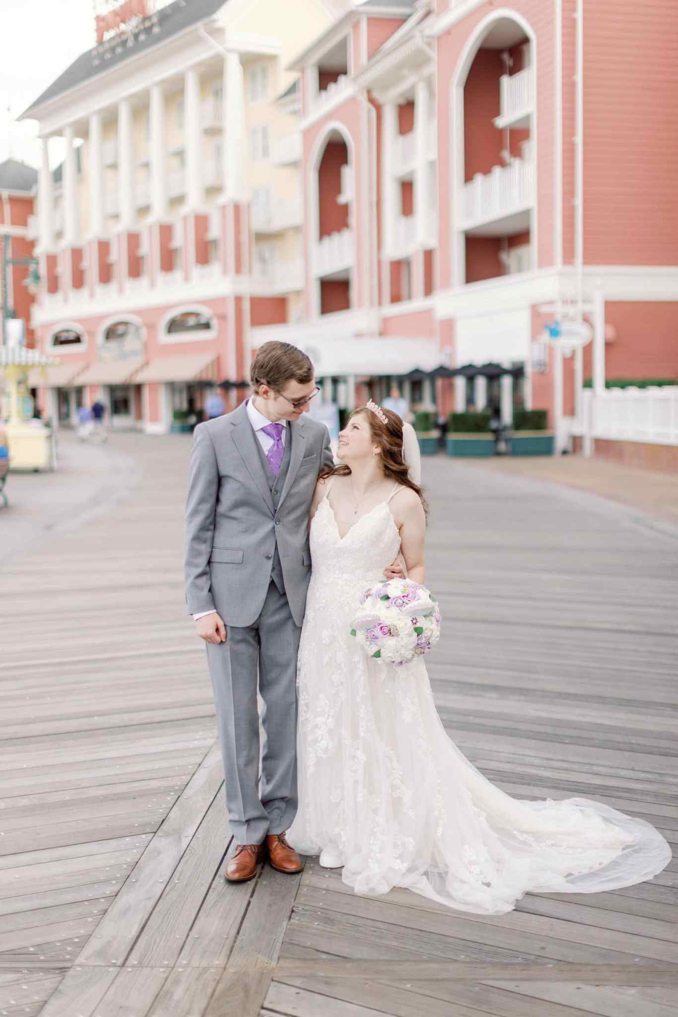 Faith and Thomas’s Tangled Wedding Theme at the WDW Swan Resort - Just ...
