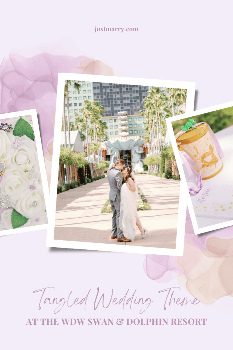 Faith and Thomas’s Tangled Wedding Theme at the WDW Swan Resort - Just ...