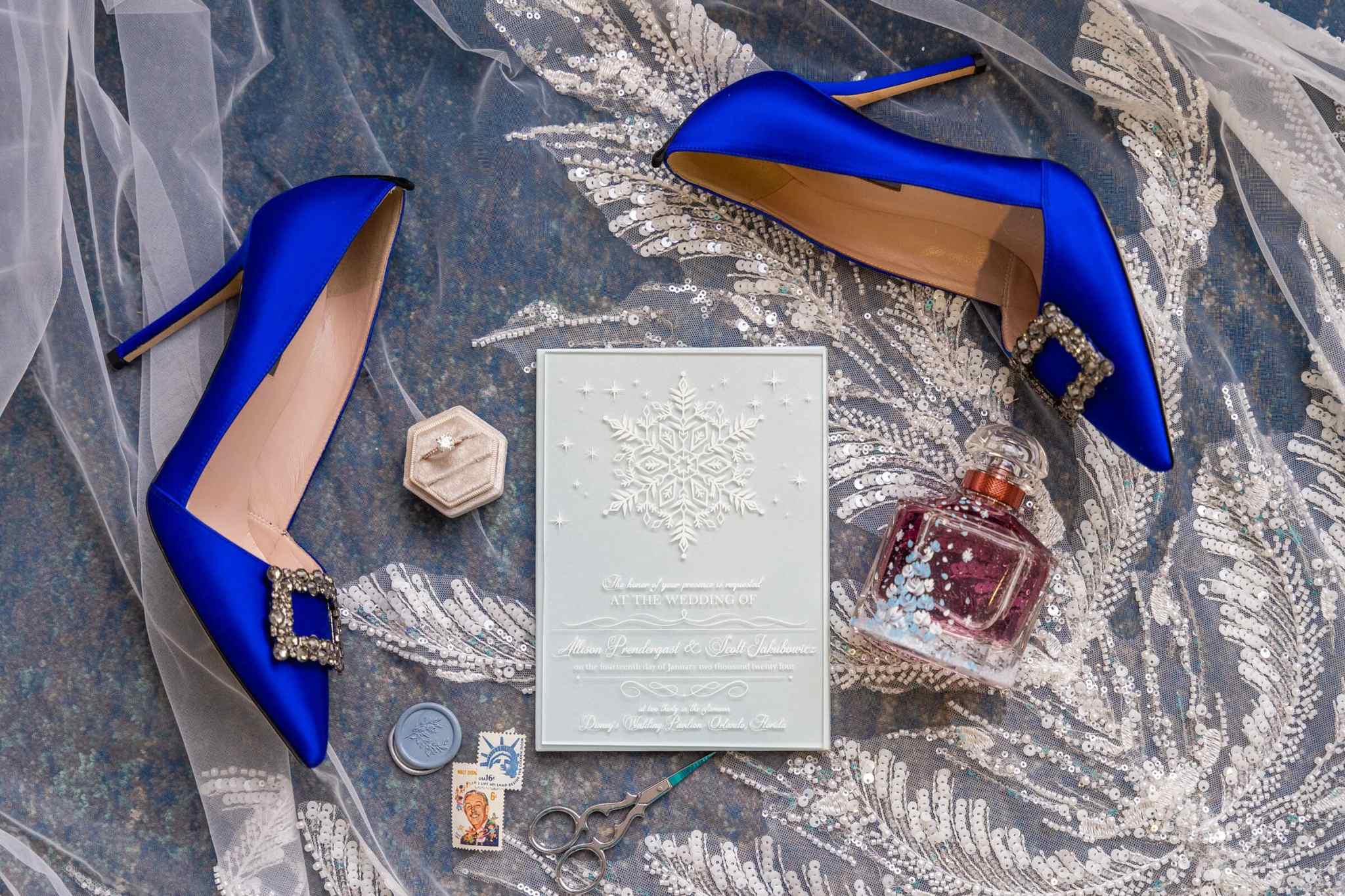 Frozen Wedding | Allison and Scott at Disney’s Wedding Pavilion - Just ...