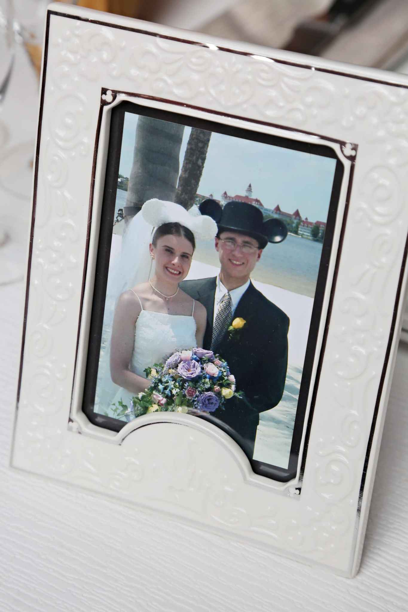 Vow Renewal Ceremony Ideas | Regina and Jason at the WDW Swan and ...