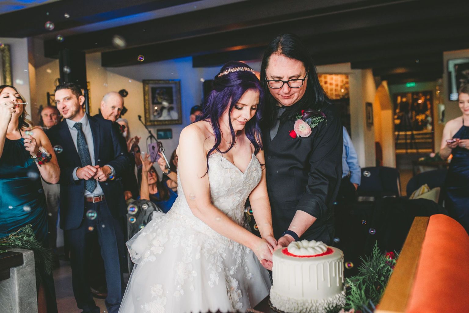 Moody Aesthetic | Samantha and Jason at the Hard Rock Hotel - Just Marry!